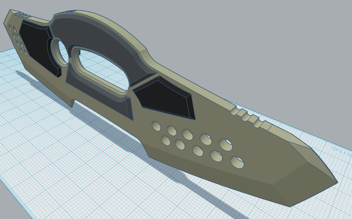 SciFi Large Battle Blade 1 by Peter Ennist | Download free STL model ...