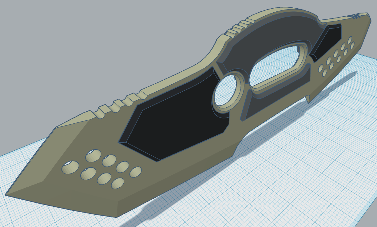 SciFi Large Battle Blade 1 by Peter Ennist | Download free STL model ...