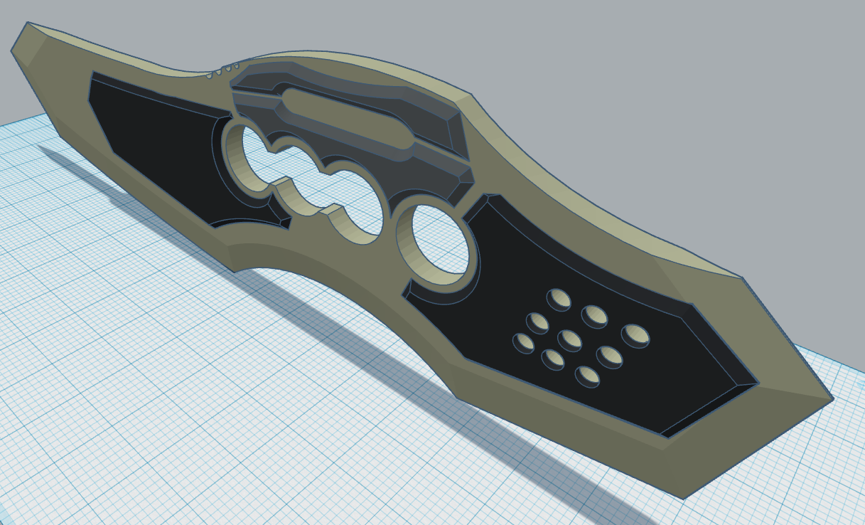 SciFi Large Battle Blade 2 by Peter Ennist | Download free STL model ...