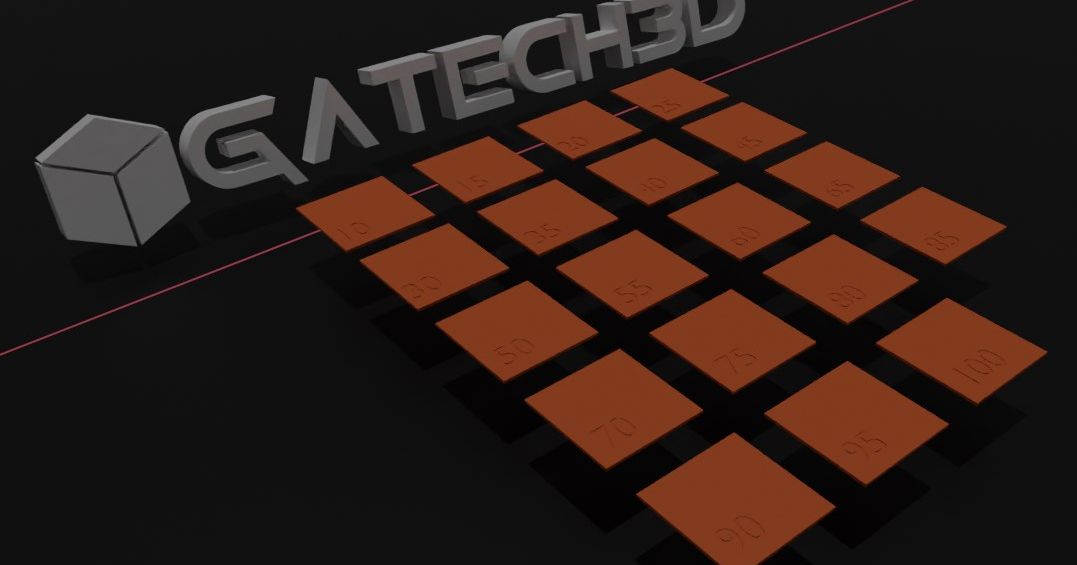 Simple calibration sheets by Gajowy | Download free STL model ...