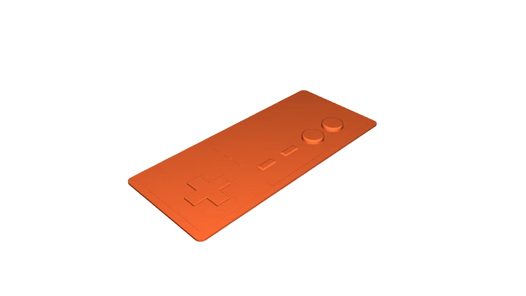 NES Classic Controller Wall Art by Psi- | Download free STL model ...