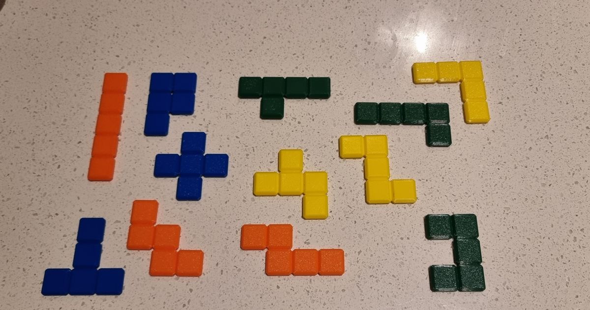Pentomino Tiles by James Bromby | Download free STL model | Printables.com