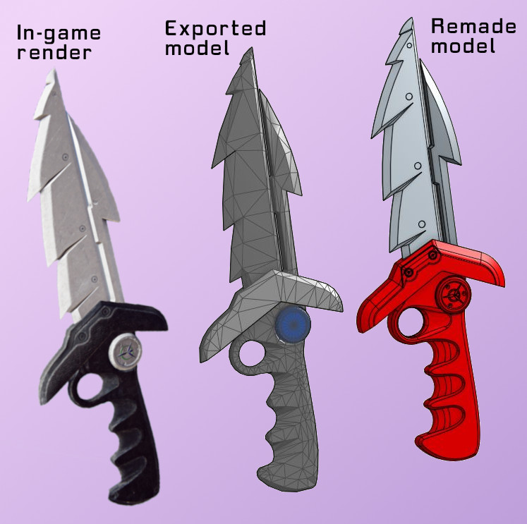 Planetside 2 VS Force Blade by Terminal_6 | Download free STL model ...