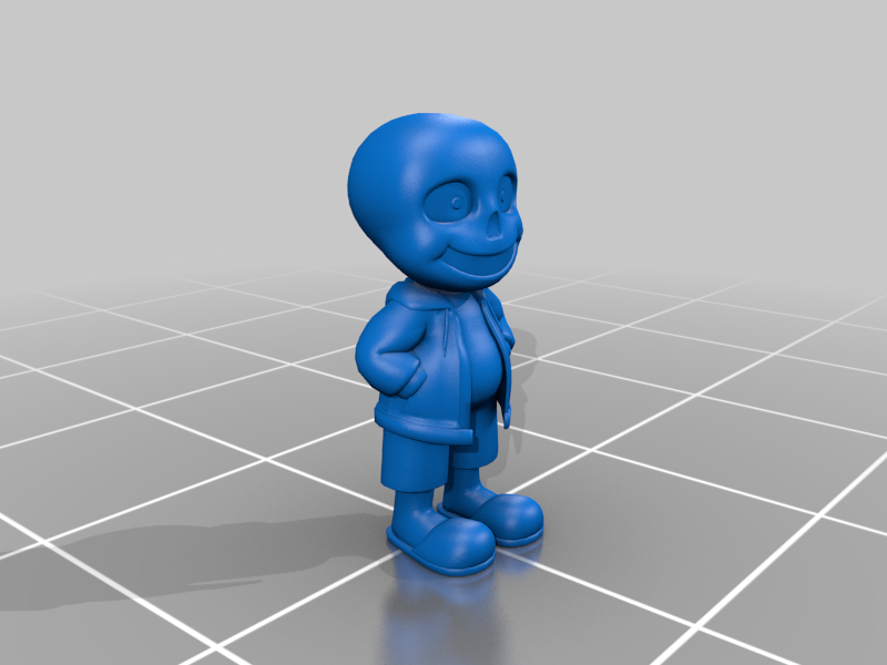 Sans Undertale Model by Luigisfine | Download free STL model ...