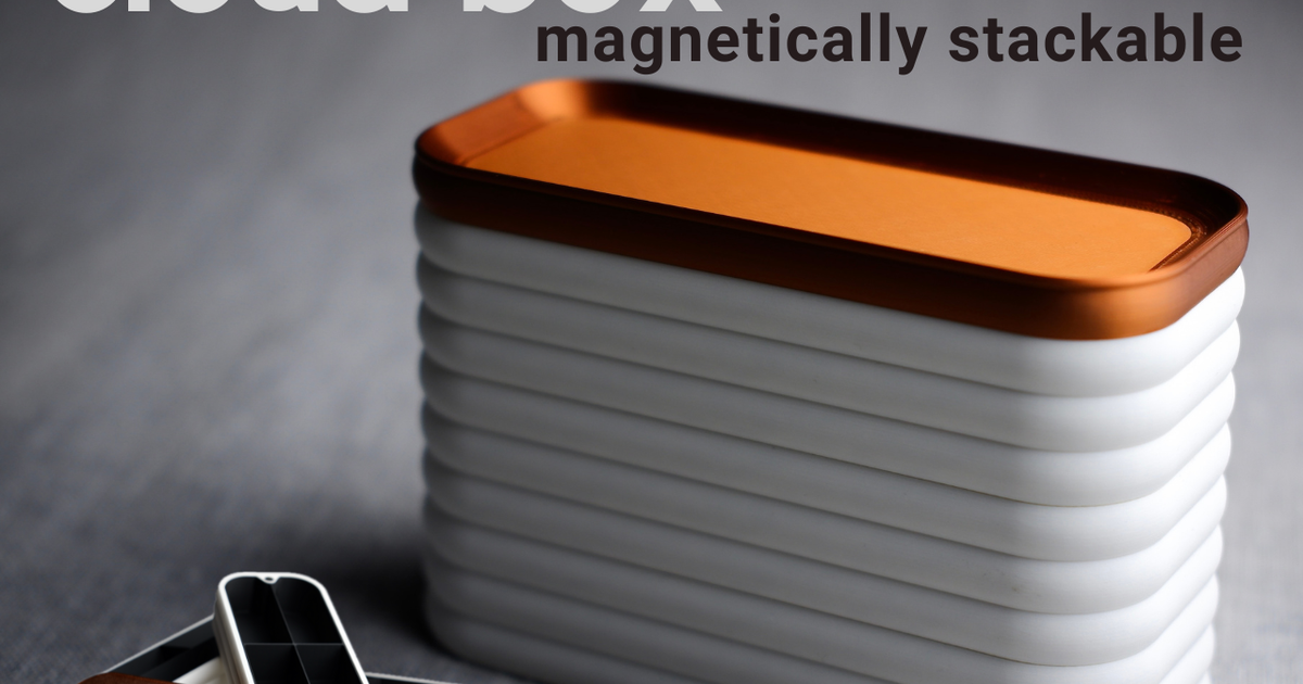 cloud box · magnetically stackable · modular por h3li0 | Descargar ...