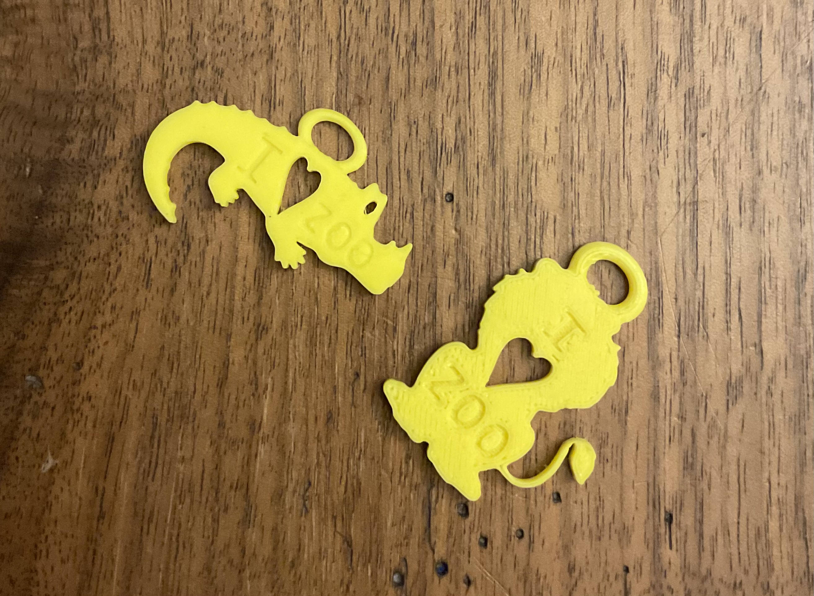 Crocodile tag smaller for keychains by Ktowns | Download free STL model ...