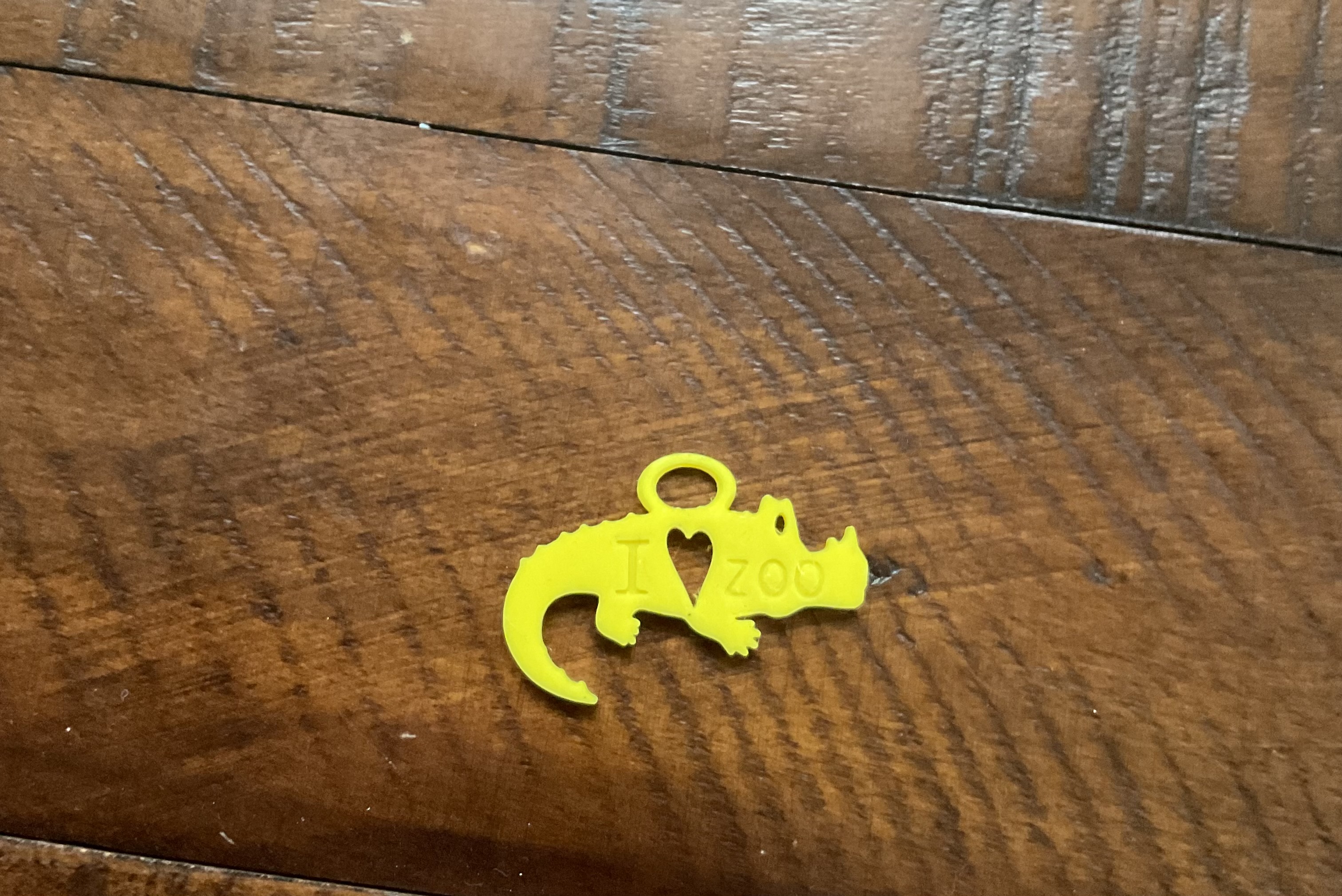 Crocodile tag smaller for keychains by Ktowns | Download free STL model ...