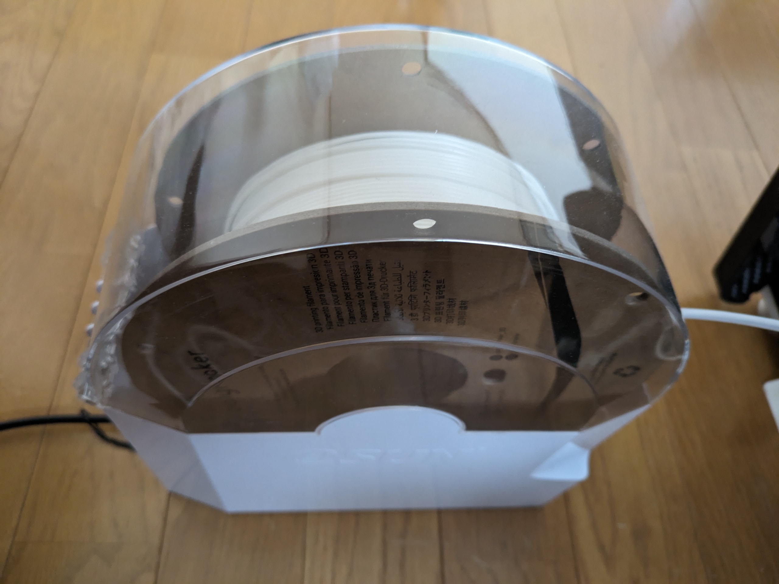 Spool holder for ESUN filament storage box by yiutoto | Download free ...