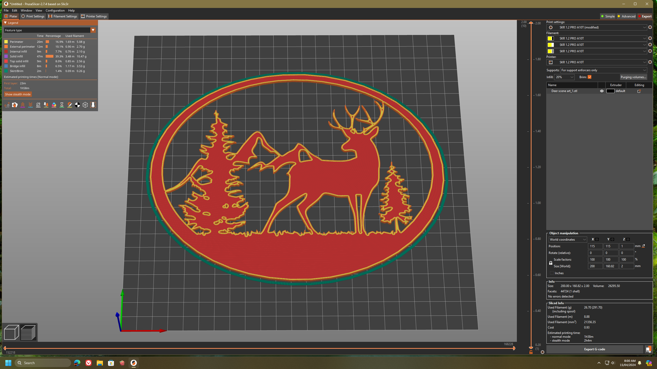 Deer in the Forest by Clod Stomper Productions | Download free STL ...