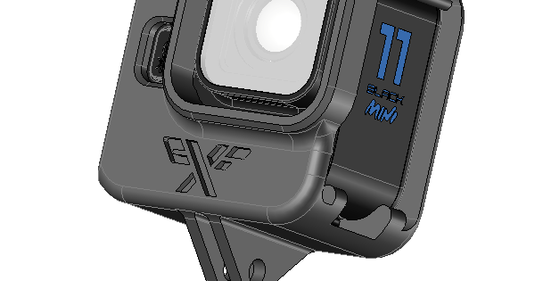 P X F Support GoPro 11 Mini ND Attache GoPro by Phen X Frame | Download ...