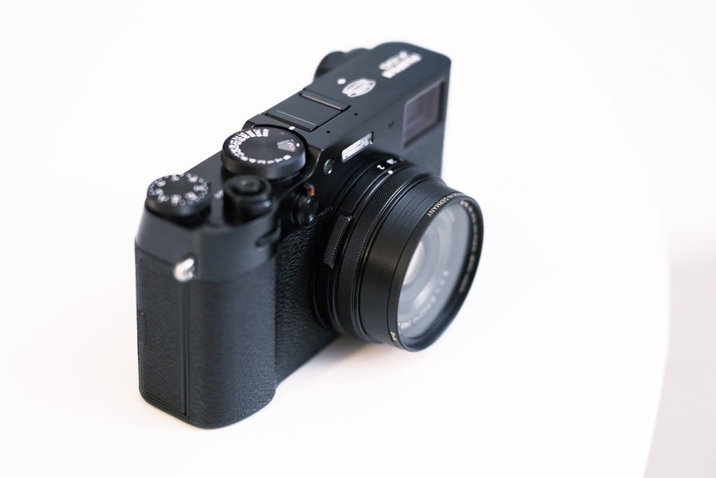 Fuji X100V / X100VI camera filter adapter 49mm - angular version II by ...