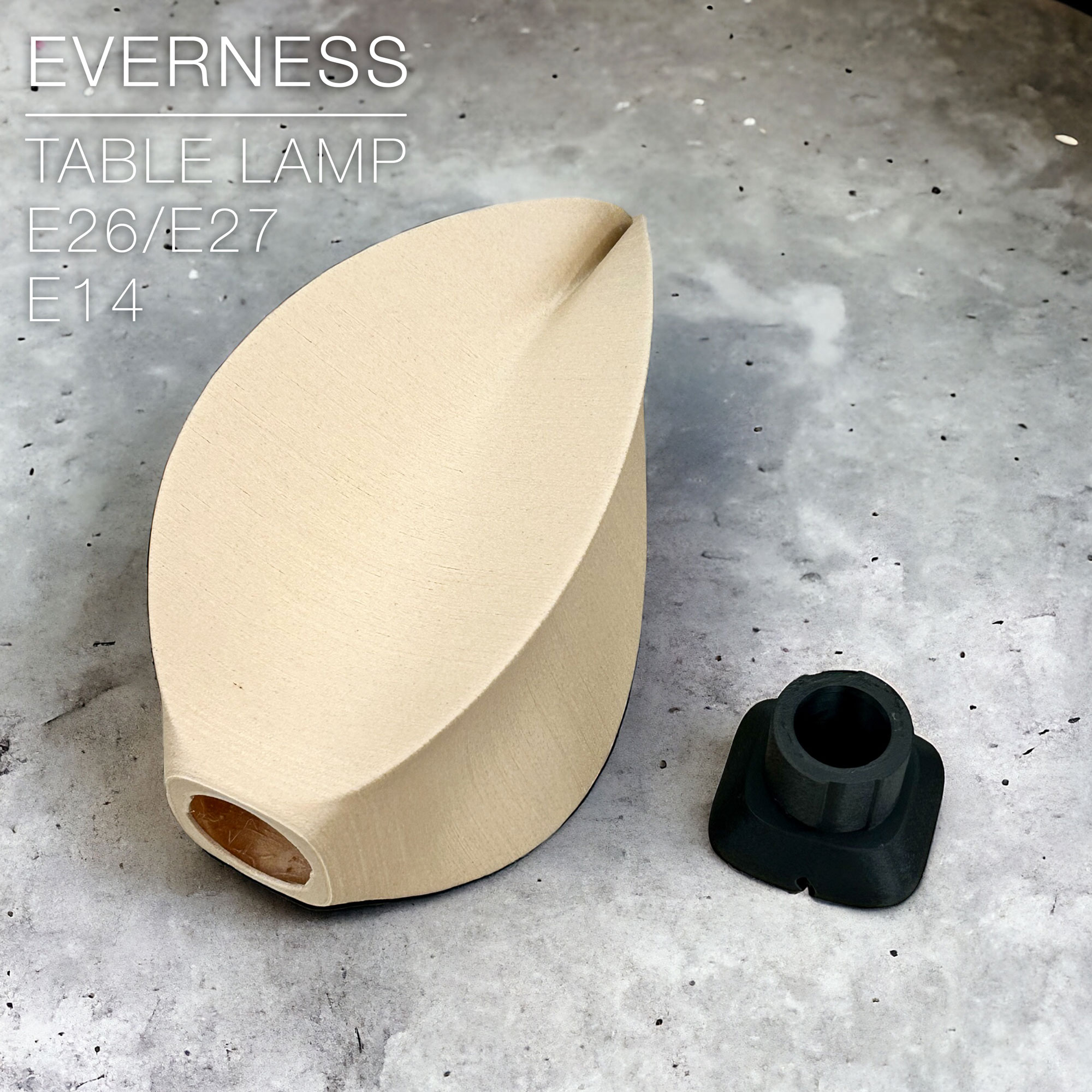 EVERNESS | Table lamp E14 & E27 & E26 by Charles Regaud | Printables Store