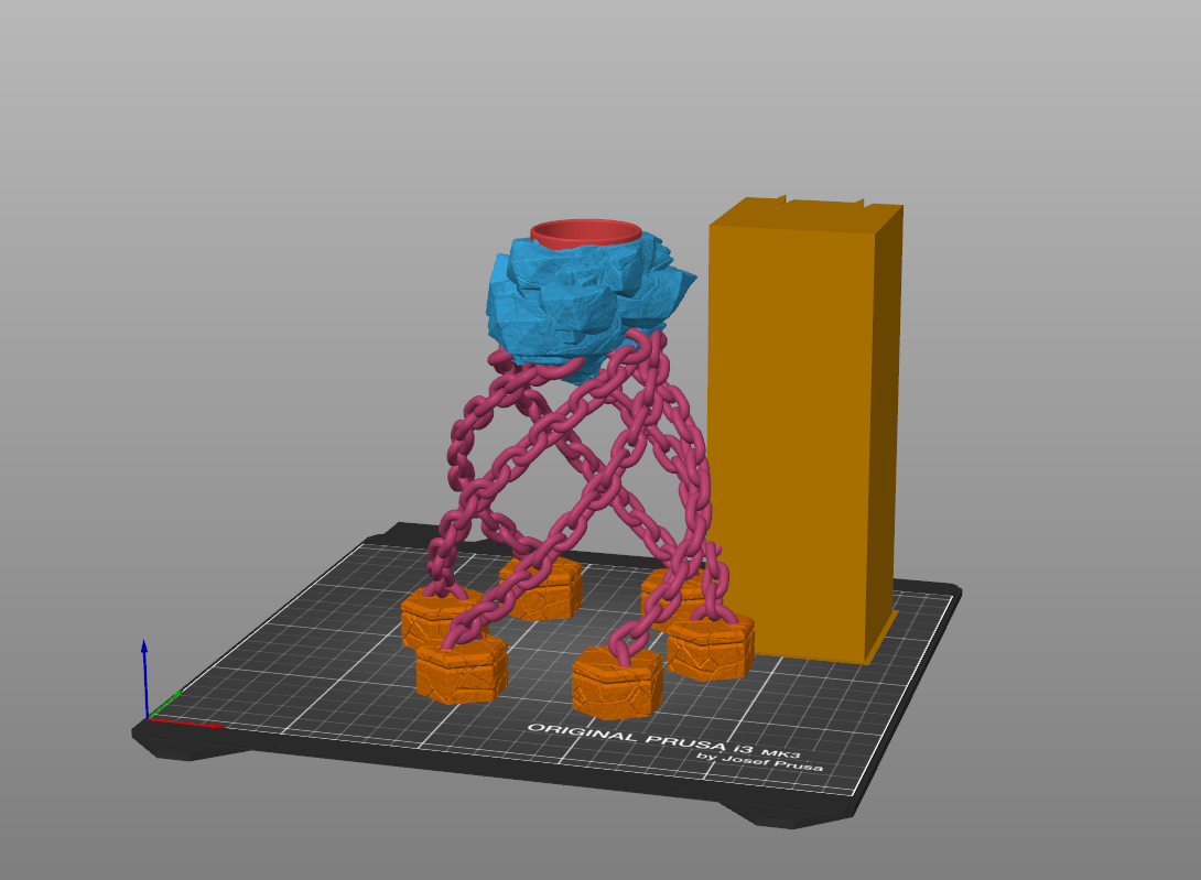 Floating rock planter V2 by Namiiria | Download free STL model ...