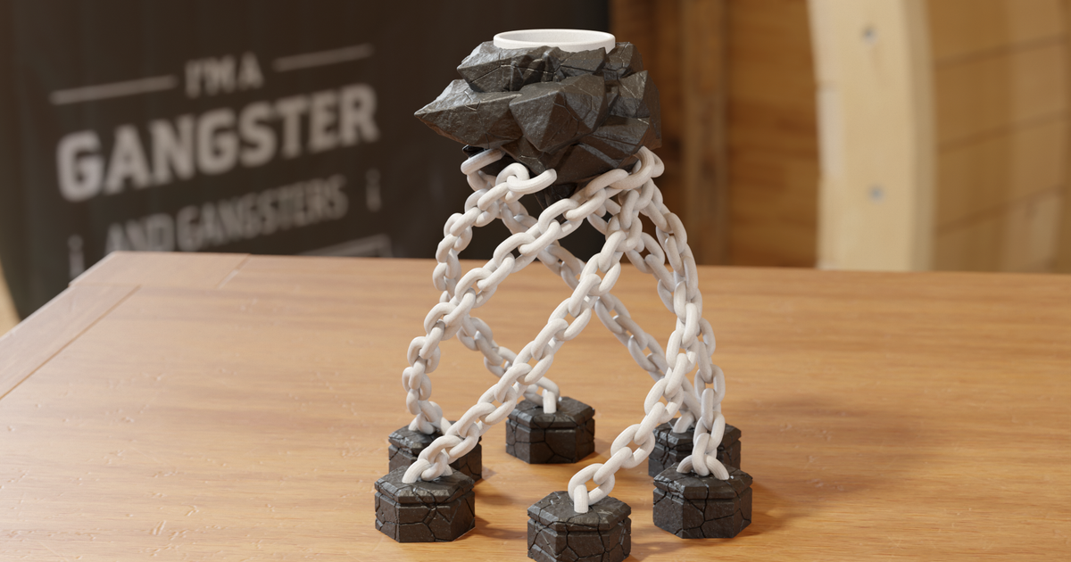 Floating rock planter V2 by Namiiria | Download free STL model ...