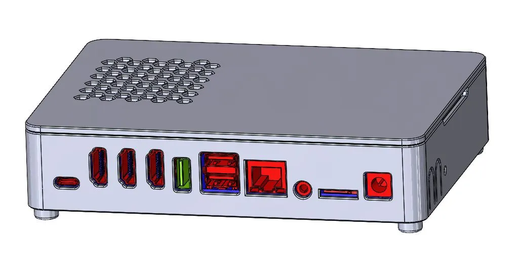 FriendlyElec CM3588 NAS Case Desktop Standalone by Fuzzler | Download ...