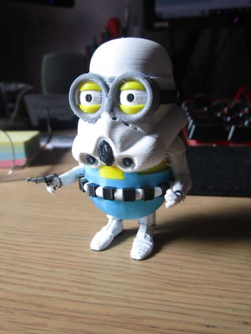 Minion Stormtrooper MMU Painted version (Remix) by Bazzalight ...