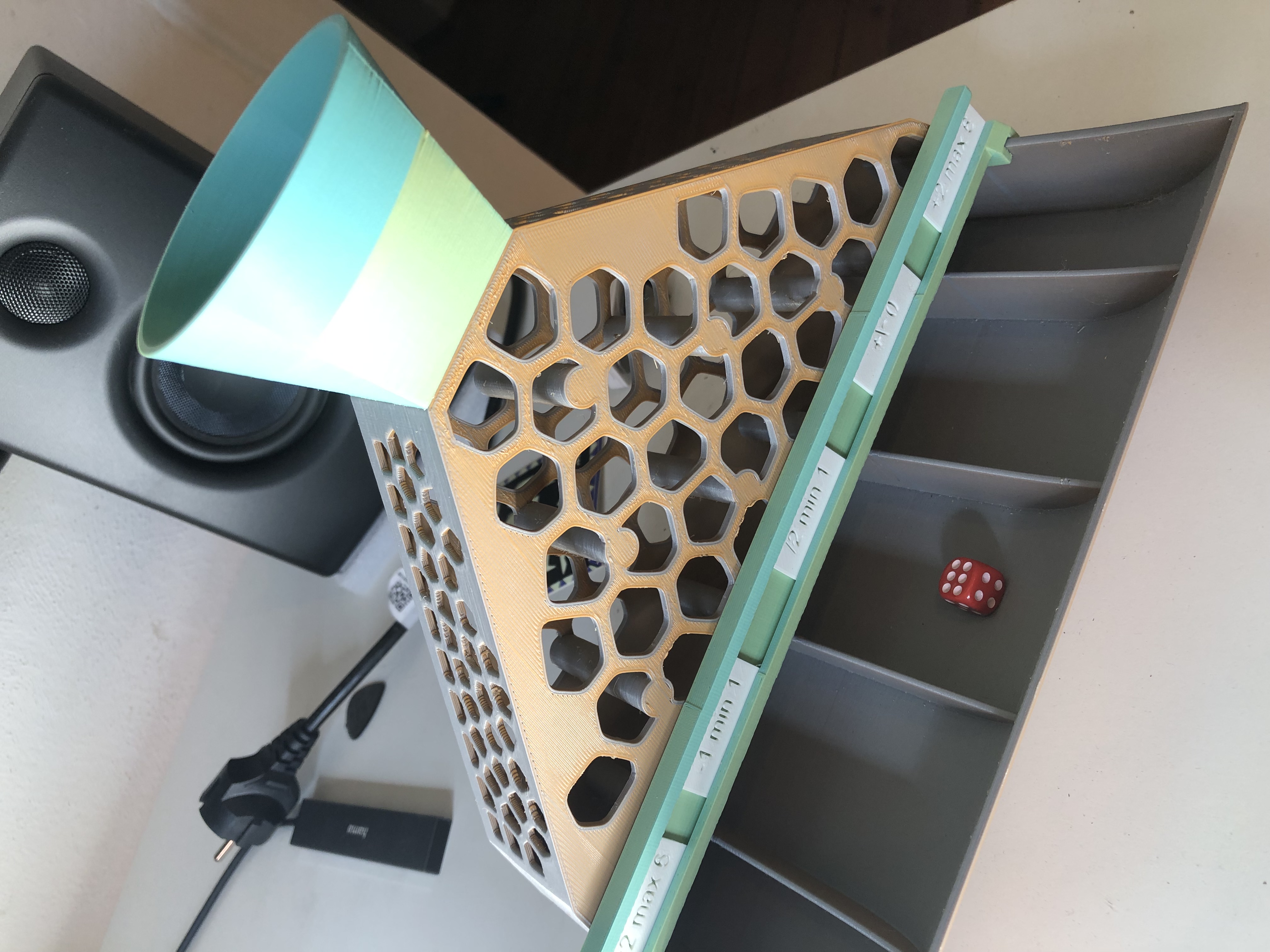 Galton Randomizer Dice Tower by koff | Download free STL model ...