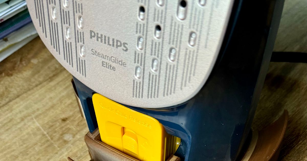 Phillips Steamglide Elite Iron - Clip on cord holder and base extender ...