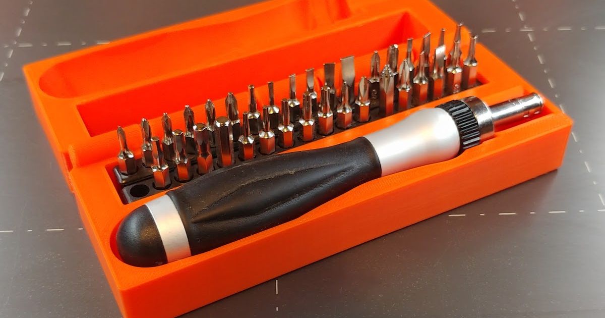 Cheap 4mm Bits And Driver Case by MrFlippant | Download free STL model ...