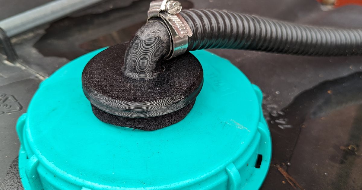 IBC tank nylon sock filter by apelsinapa | Download free STL model ...