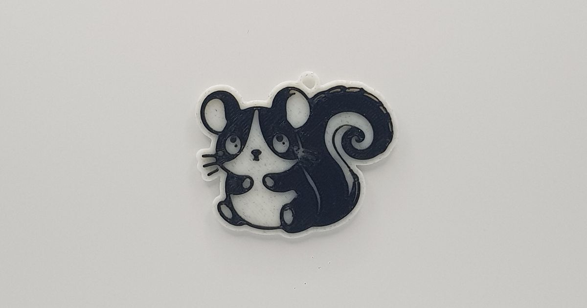 Mouse and Squirrel Hybrid Keychain by FC2M3D | Download free STL model ...