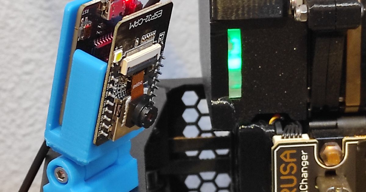 Simple ESP32 CAM Mount by Xav83 | Download free STL model | Printables.com Simple ESP32 CAM Mount by Xav83 | Download free STL model | Printables.com