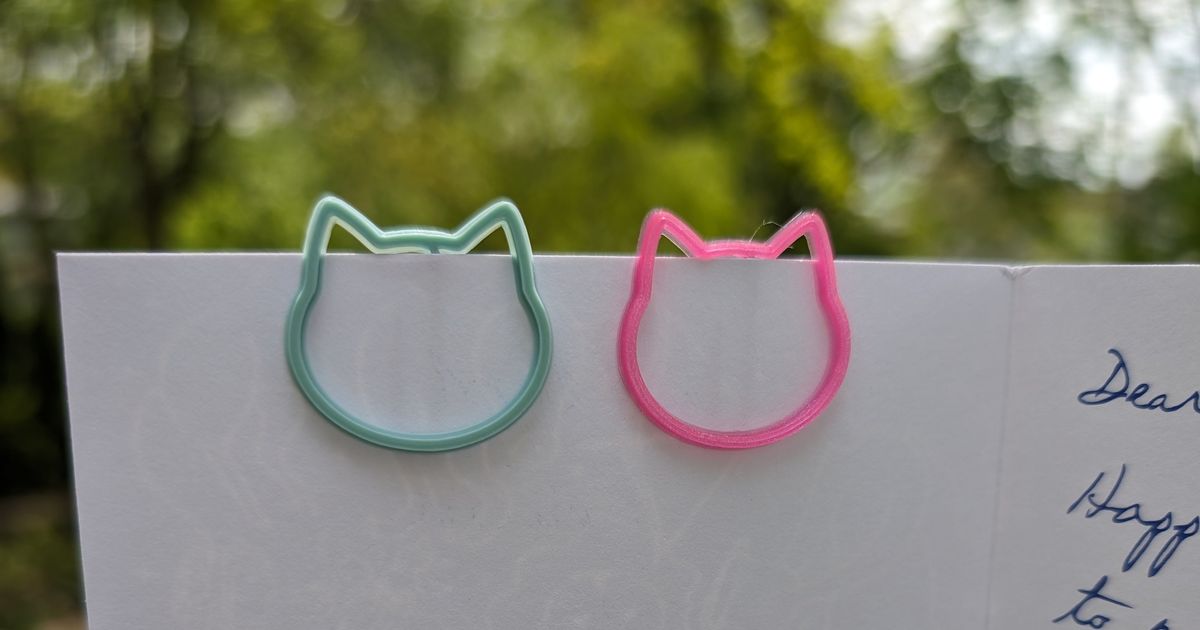 Kitty Clip - A quick 2-minute paperclip bookmark page marker by ...