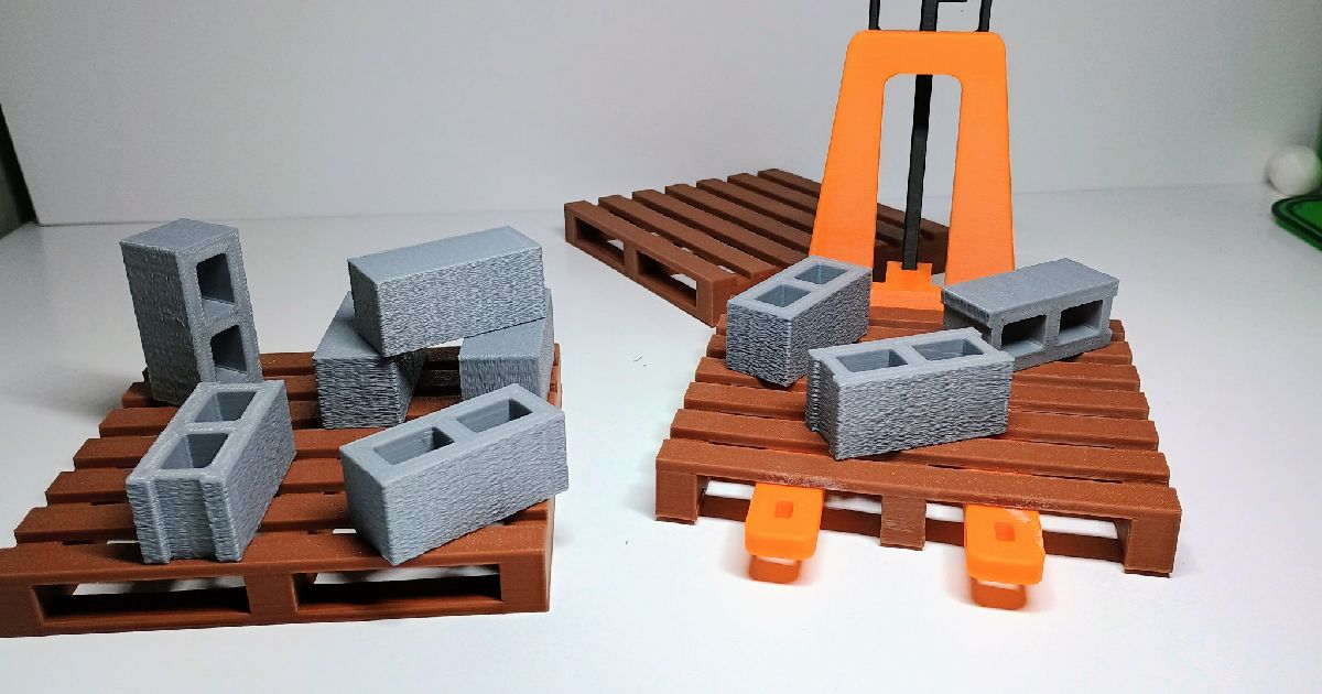 Mini concrete blocks by 3Dealitydesigns | Download free STL model ...