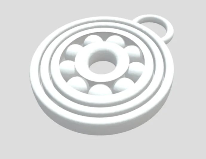 Bearing Fidget keychain by shibafactory | Download free STL model ...