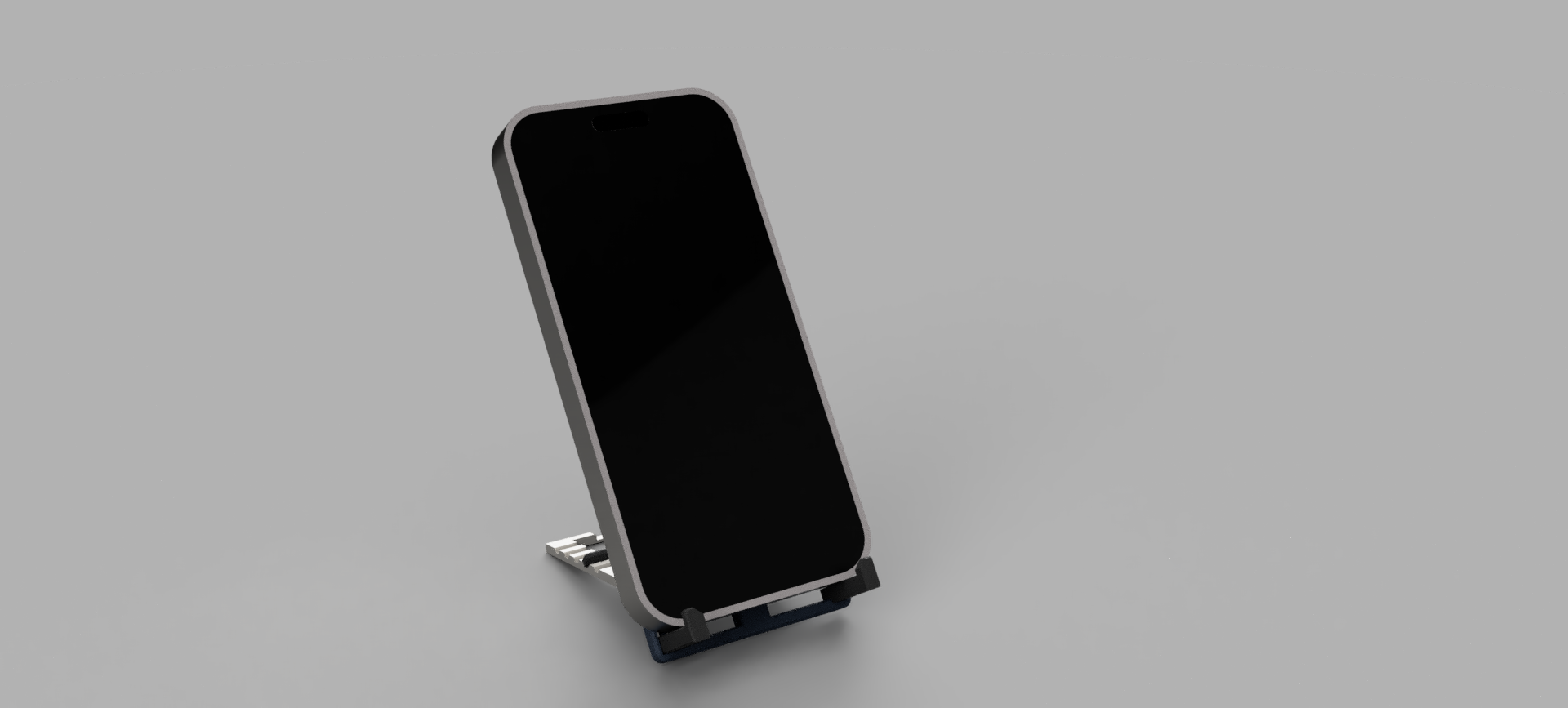 Folding phone stand by AXIOM Prints | Download free STL model ...