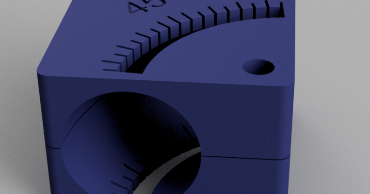 42,4mm pipe bend/elbow cutting jig by Maki97 | Download free STL model ...