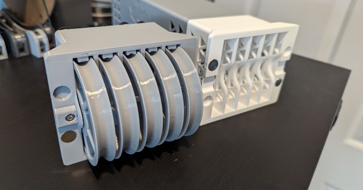 MMU2/MMU3 Buffer w/ Magnetic Manifold Mount by jurassic73 | Download ...