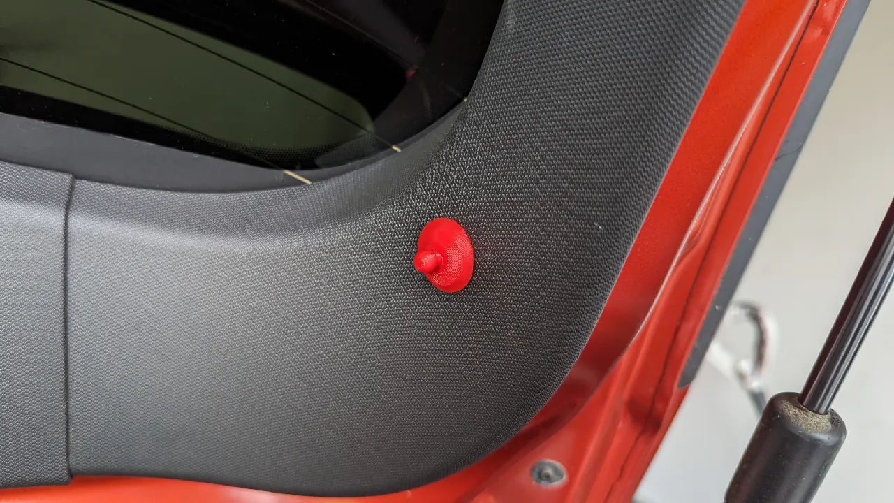 Ford Focus ST Cargo Cover Clip by bill0405 Download free STL model Printables