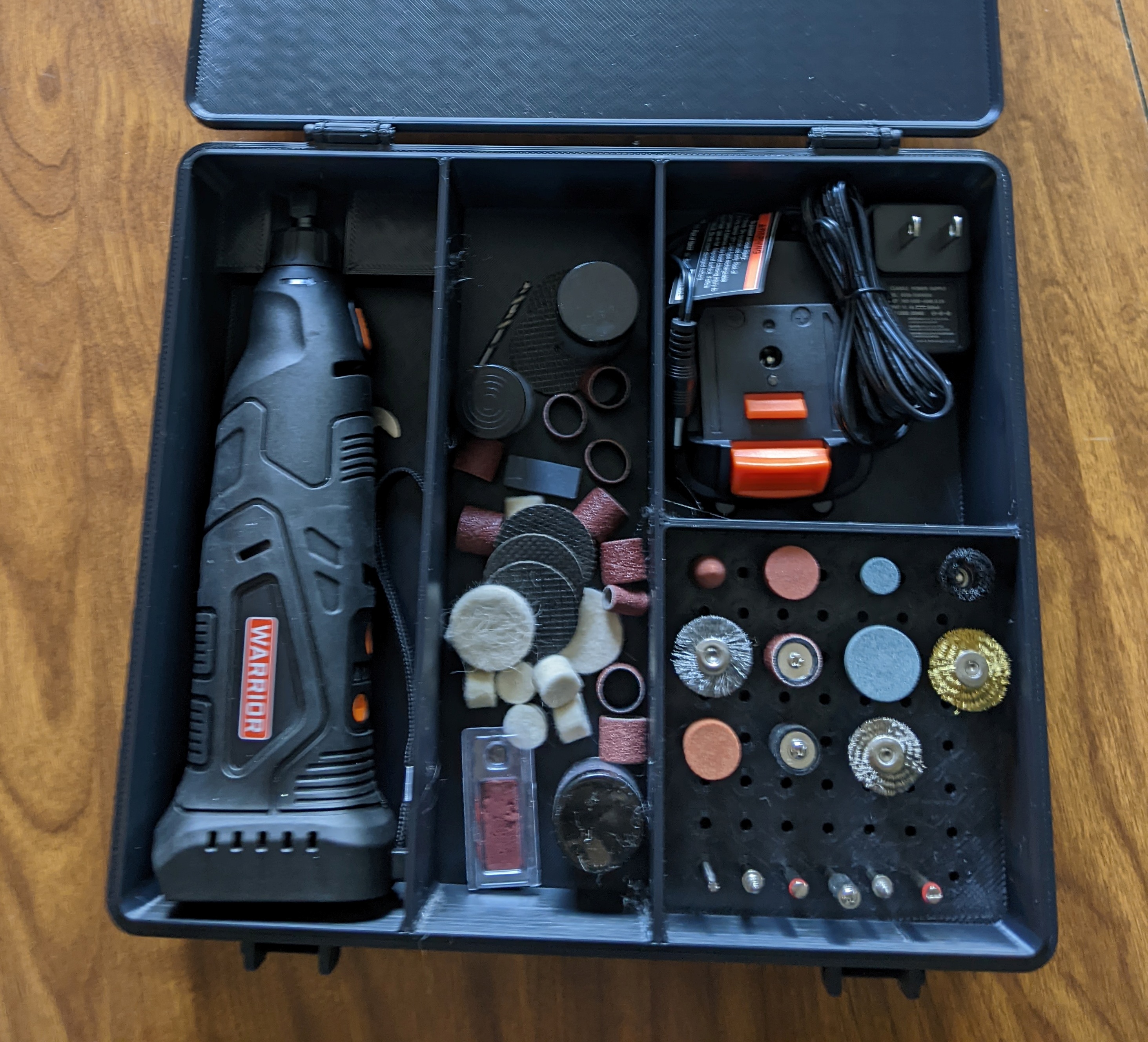 WARRIOR 12V Cordless Rotary Tool storage case by ogre56 | Download free ...