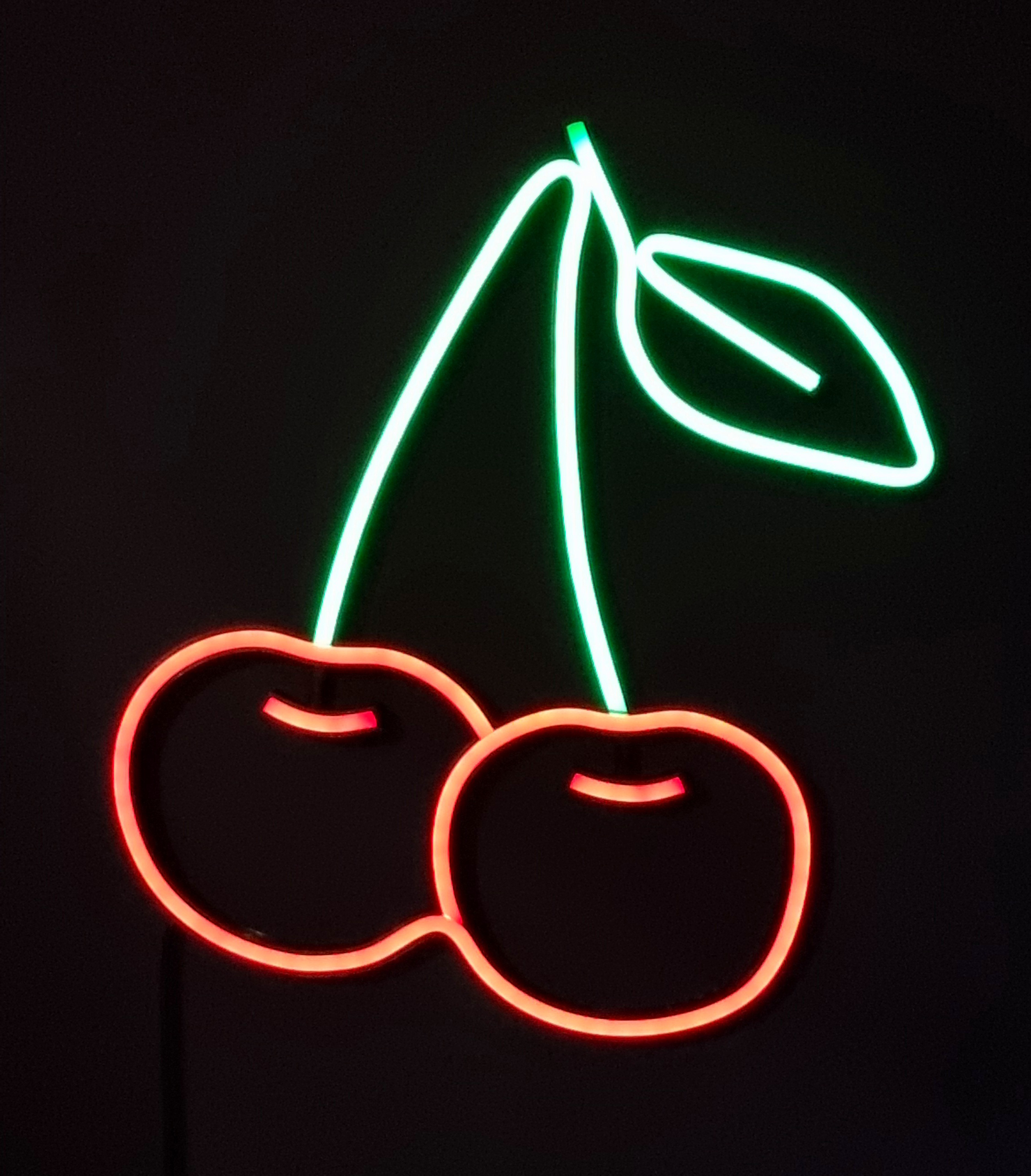 Cherries LED neon frame by vulterey | Download free STL model ...