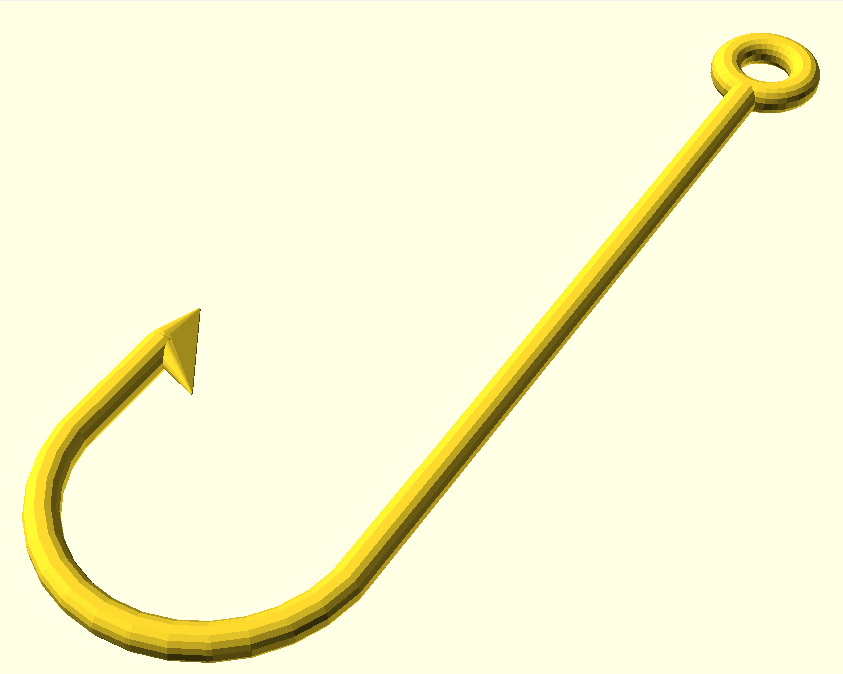 Giant Fish Hook .STL and .SVG by Openscaddad | Download free STL model ...
