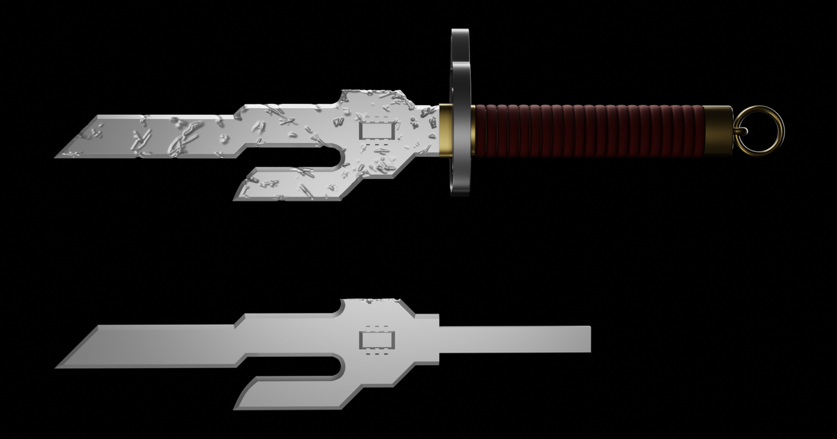 Toji’s sword by Luigisfine | Download free STL model | Printables.com