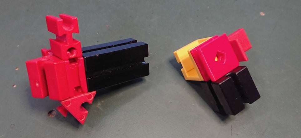 Building block 7,5 with six-sided connectors for fischertechnik ...