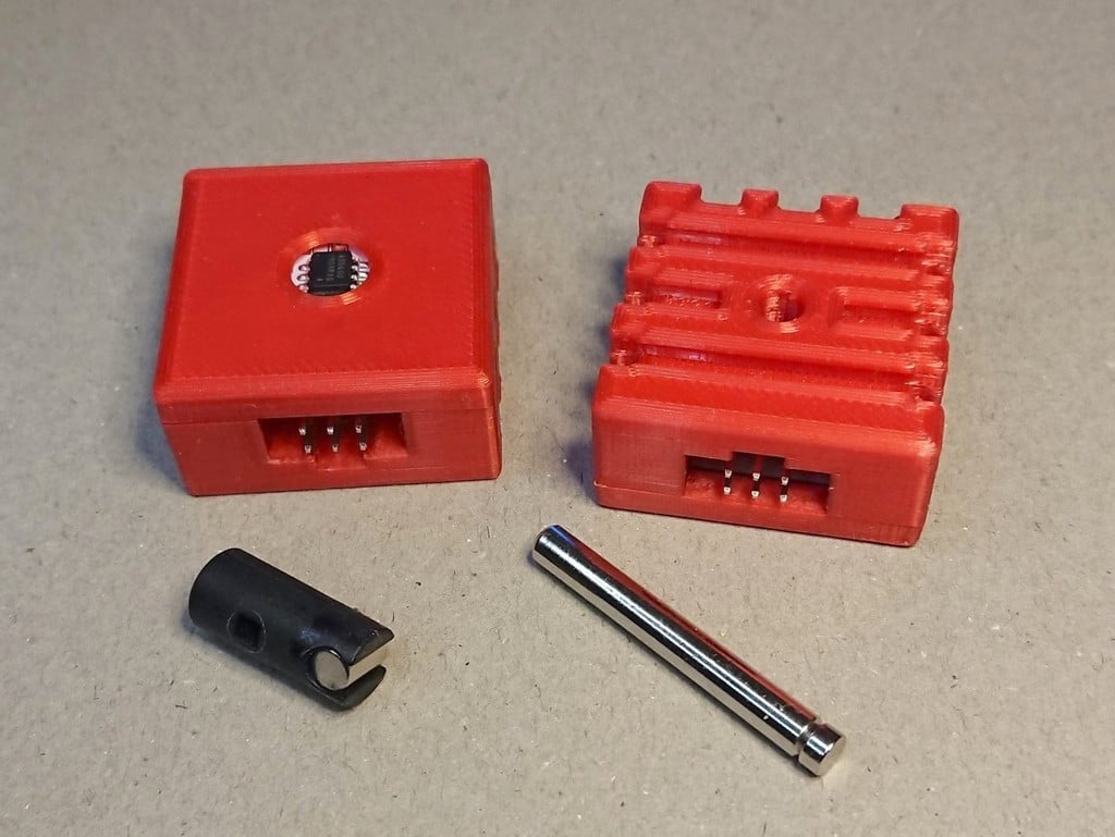 fischertechnik I2C AS5600 white PCB contactless rotary encoder ...