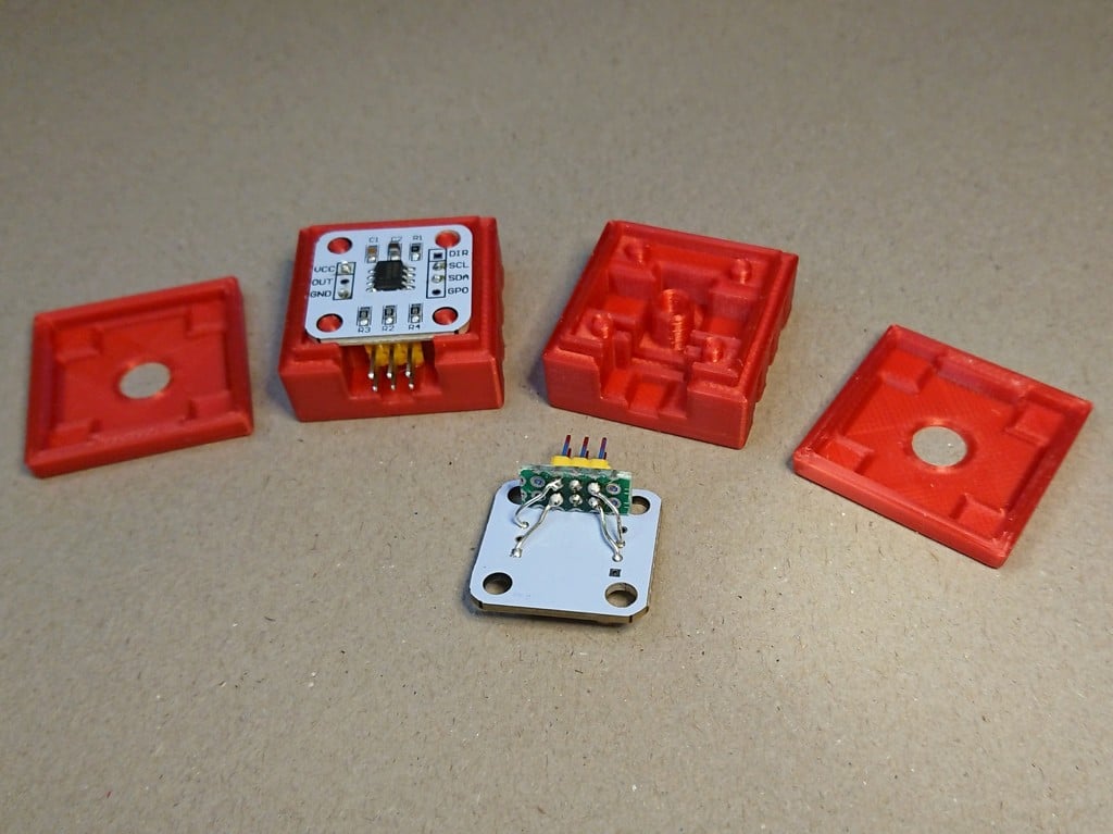 fischertechnik I2C AS5600 white PCB contactless rotary encoder ...