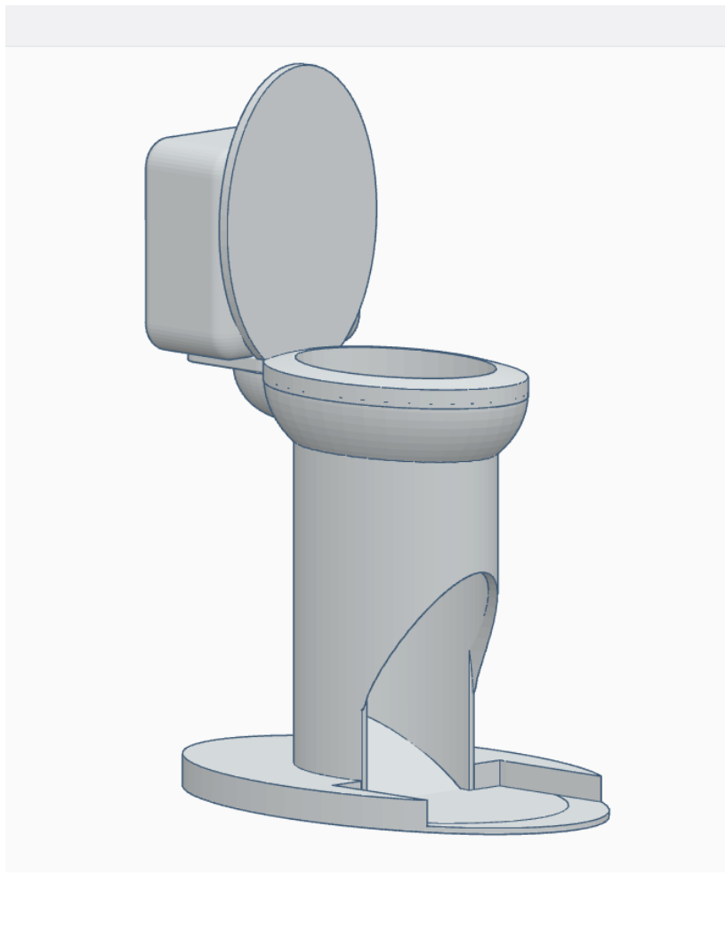 A toilet for dices by Alejandro Carbajal | Download free STL model ...