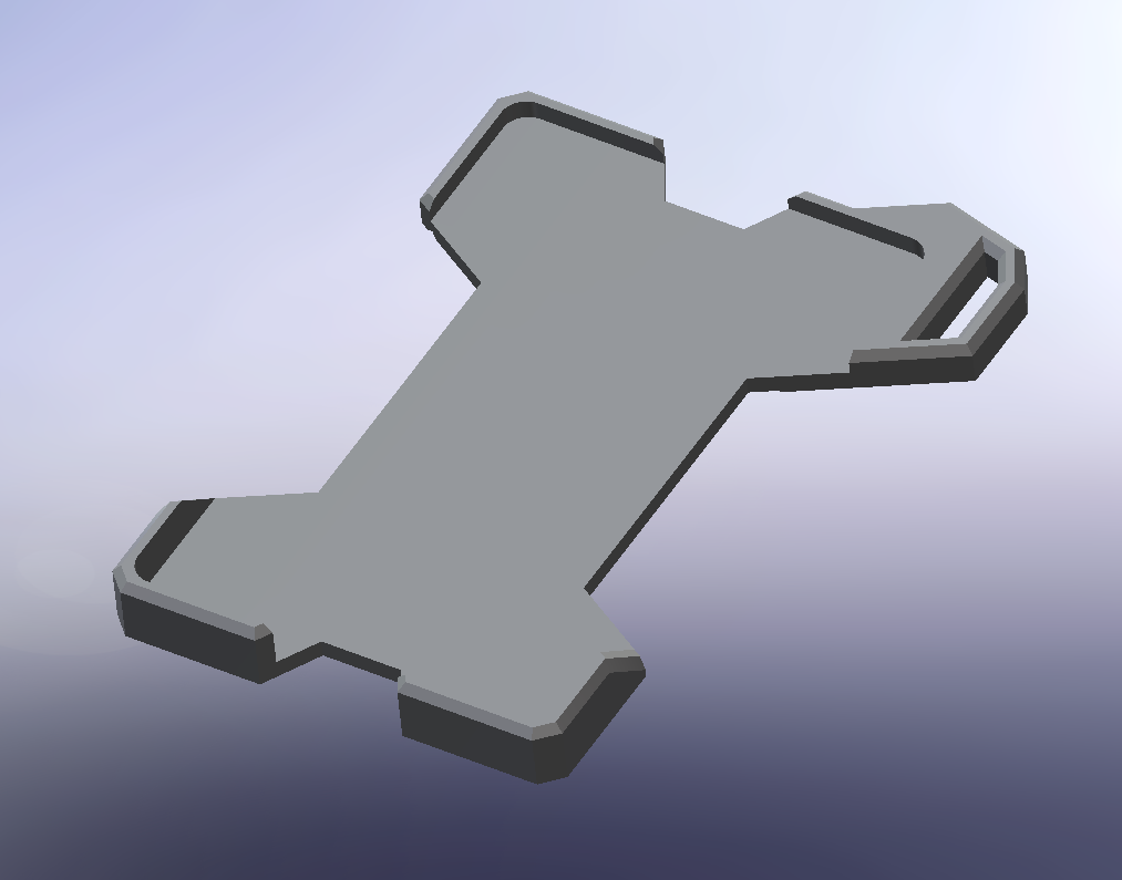 Simple Wallet with Keychain Ring by nasboarder | Download free STL ...