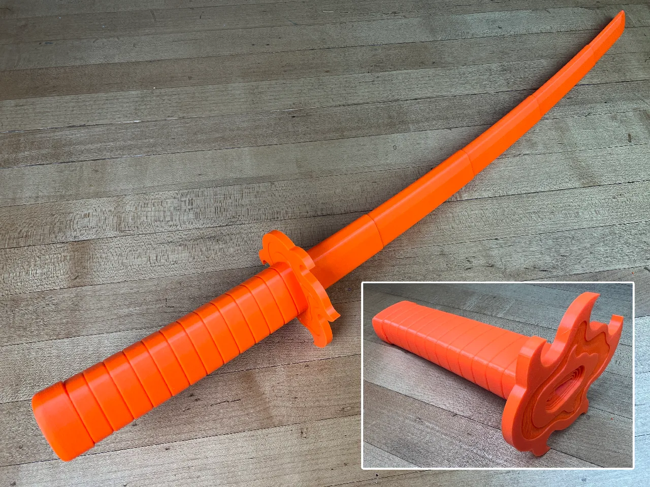 Rengoku’s Print-in-Place Collapsing Katana by 3D Printing World ...