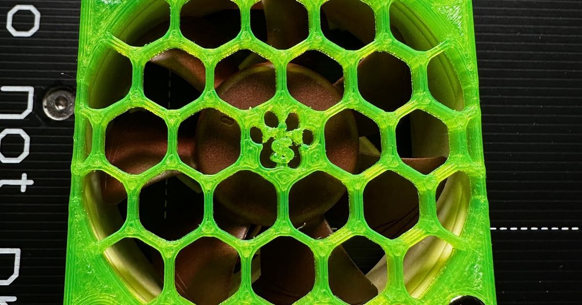 Noctua NF-A6x25 Fan Shield by Anthony Nguyen | Download free STL model ...