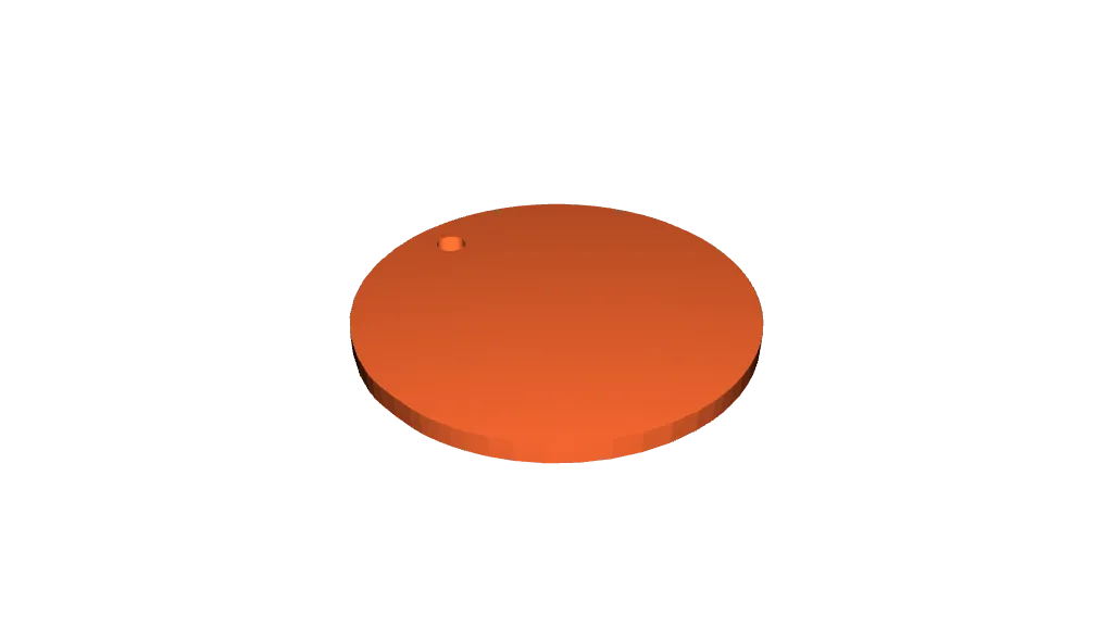 Keychain Base by Cony | Download free STL model | Printables.com