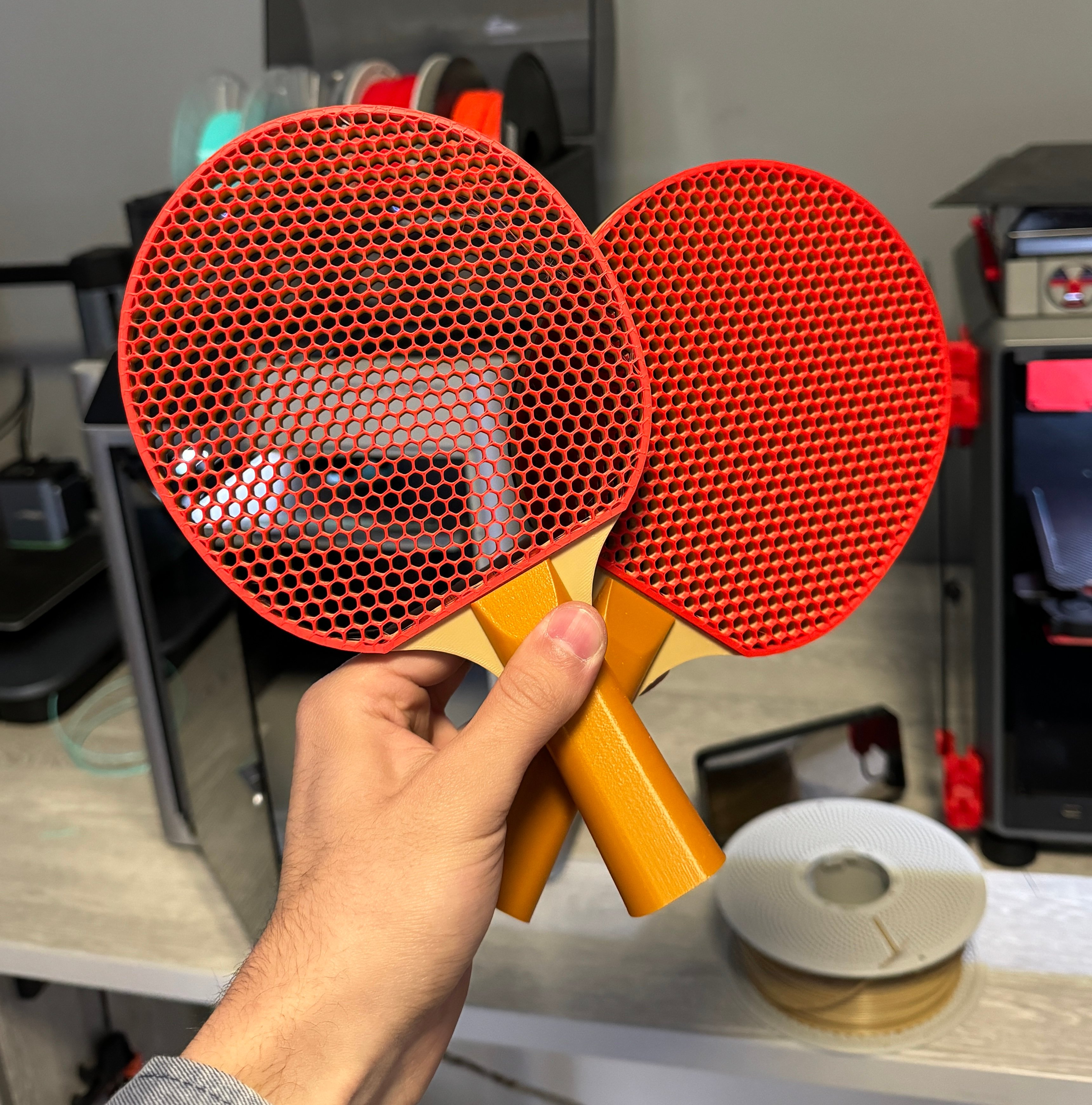 PALETA DE PING PONG SILENCIOSA by mgg gg | Download free STL model | Printables.com