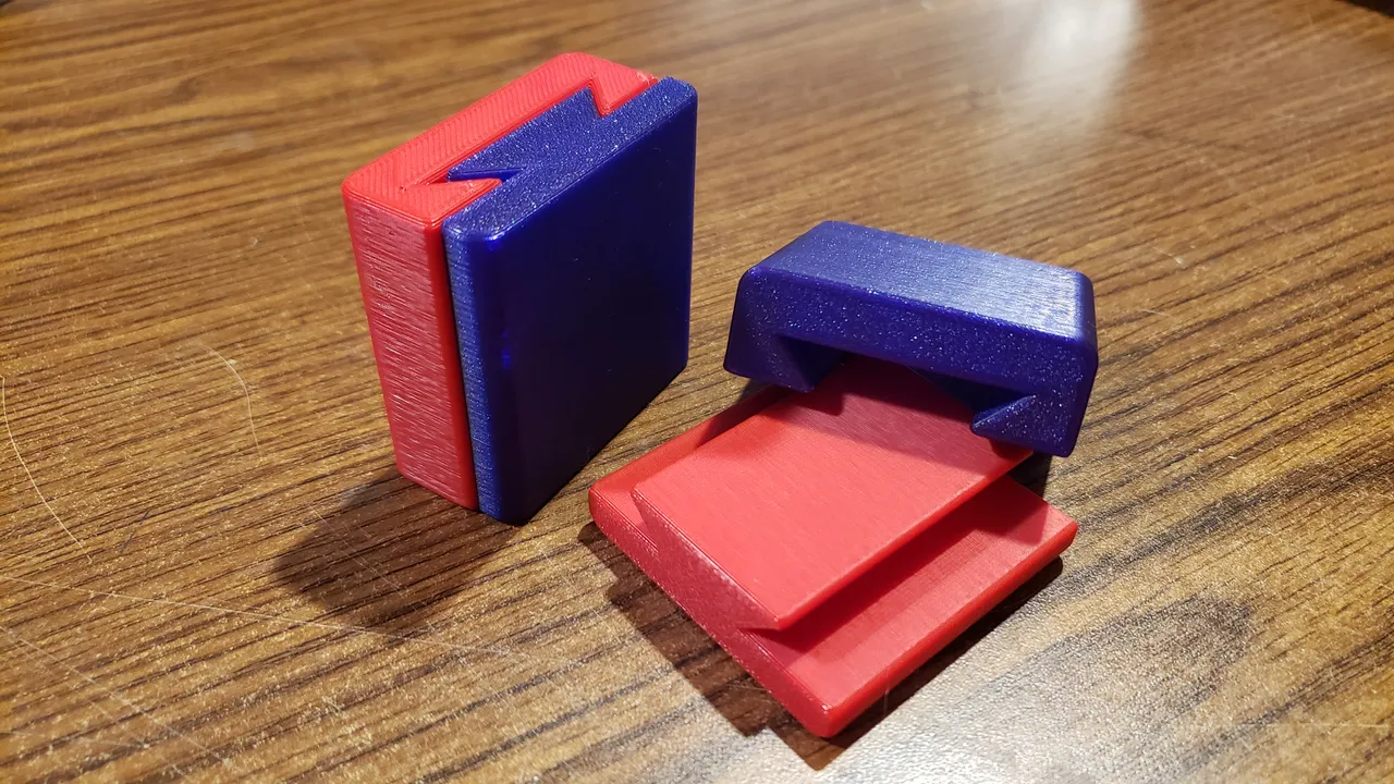 Print In Place Dovetail Example by Ristow Designs | Download free STL ...
