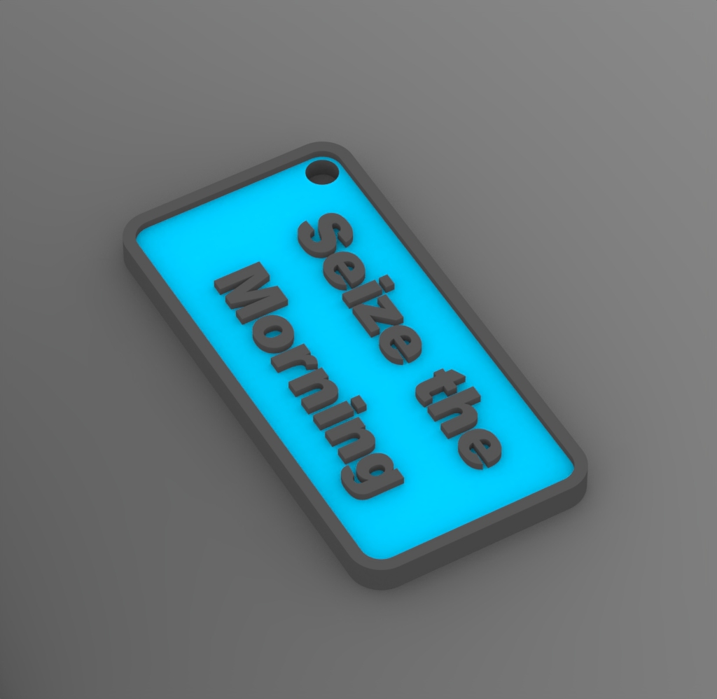 3D Quote Keychain - 3 by XP3Design | Download free STL model ...