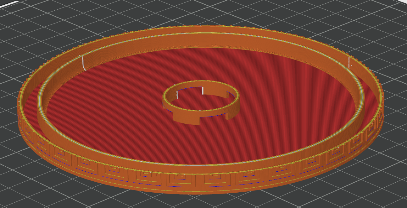 Watter drip plate for Greek column pot by UldukisMarius | Download free ...