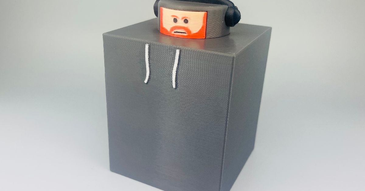 Caseoh 1x1 Lego Piece von MrViddy | Kostenloses STL-Modell ...
